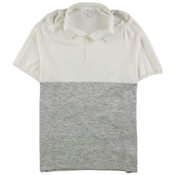 Calvin Klein | Shirts | Calvin Klein Mens Sweater Rugby Polo Shirt ...